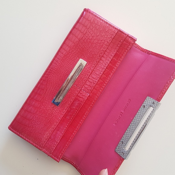 Bags | Beautiful Dark Pink Genuine Leather Wallet | Poshmark
